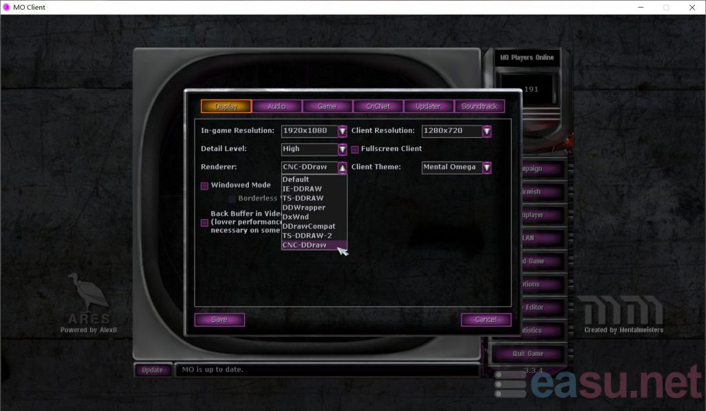 红色警戒2和尤里的复仇win10兼容补丁CnC-DDraw-EasySupport | 易速